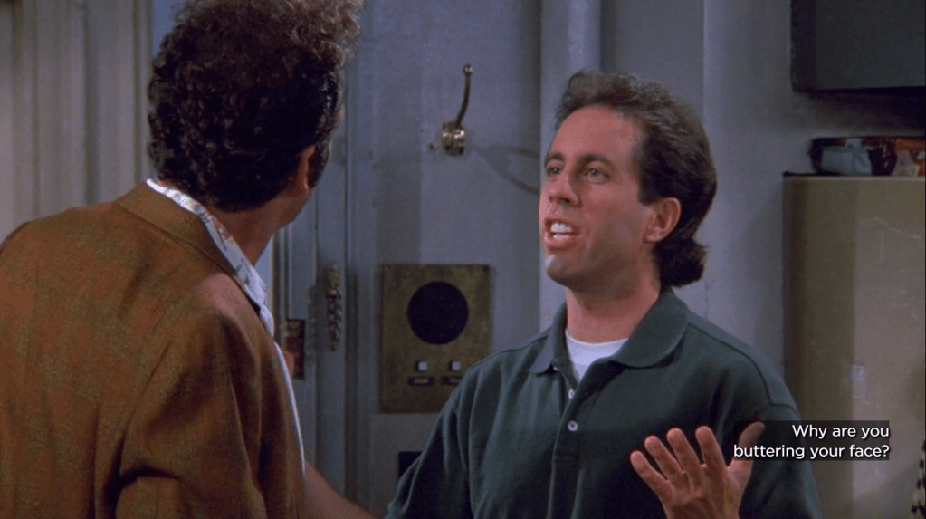 Eating Kramer – SEINFELD S09E01 “The Butter Shave” – The Cannibal Guy
