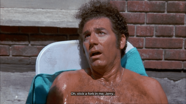 Eating Kramer – SEINFELD S09E01 “The Butter Shave” – The Cannibal Guy