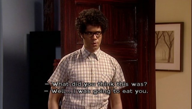 Cannibal comedy: THE IT CROWD (2007) – The Cannibal Guy