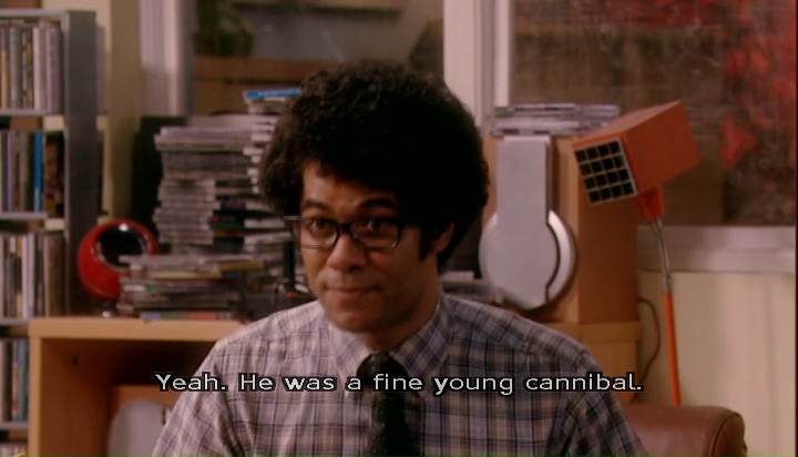Cannibal comedy: THE IT CROWD (2007) – The Cannibal Guy