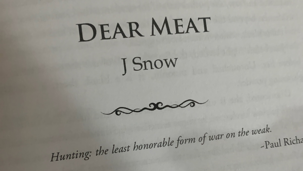 Dear Meat (J. Snow, 2020) – The Cannibal Guy